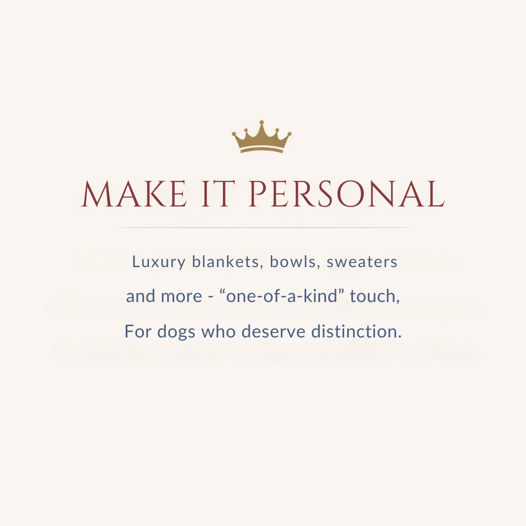 Make it Personal – Uncommon Canine Couture Co